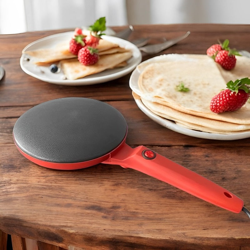 CrepeMaster™ Electric Crepe Maker Machine - Ideal for Perfect Crepes a ...